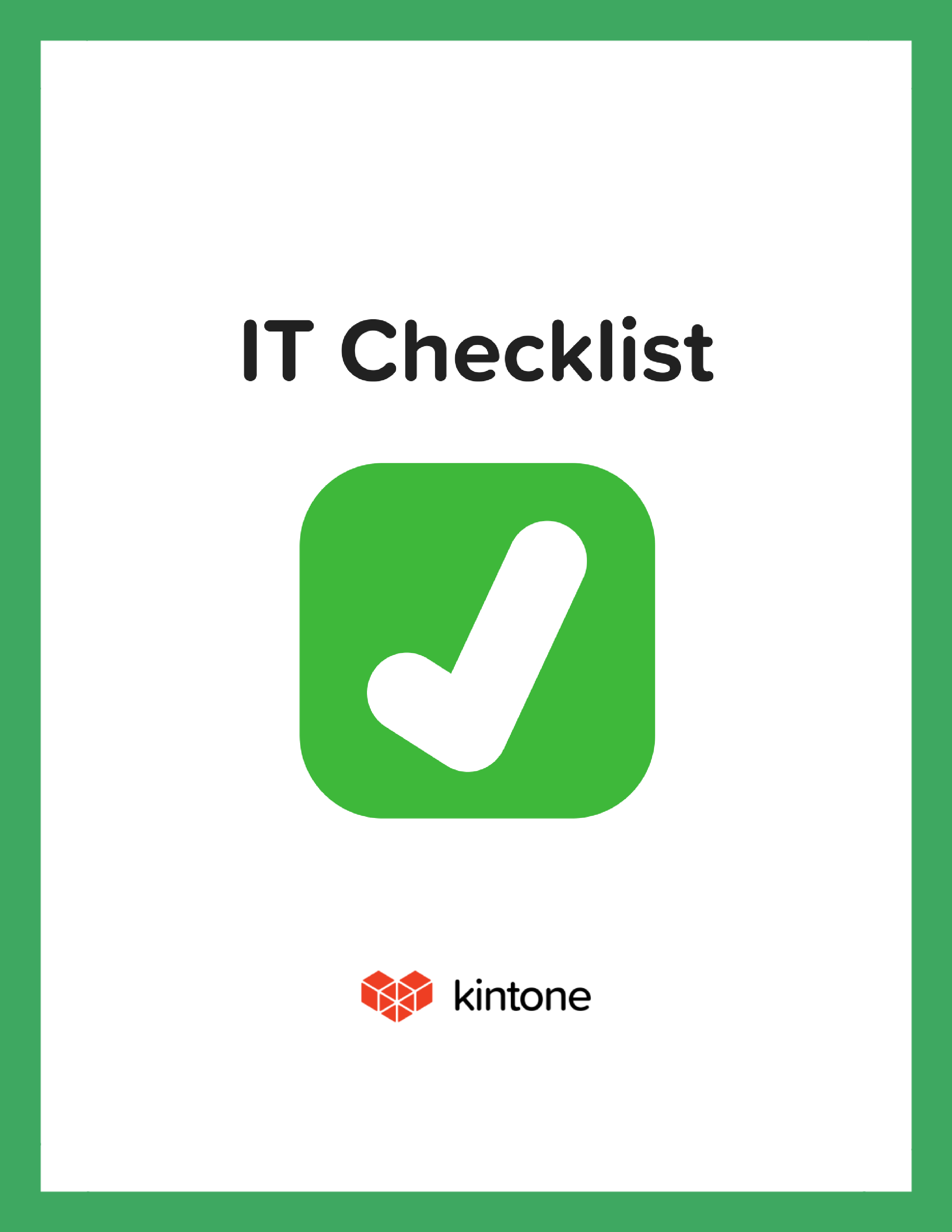IT Readiness Checklist